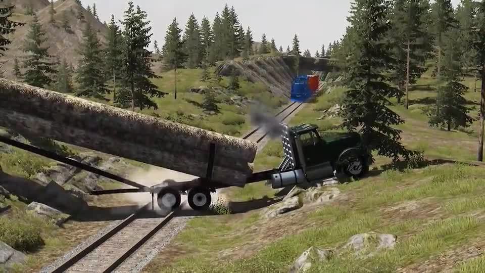 模拟器:火车和卡车事故#