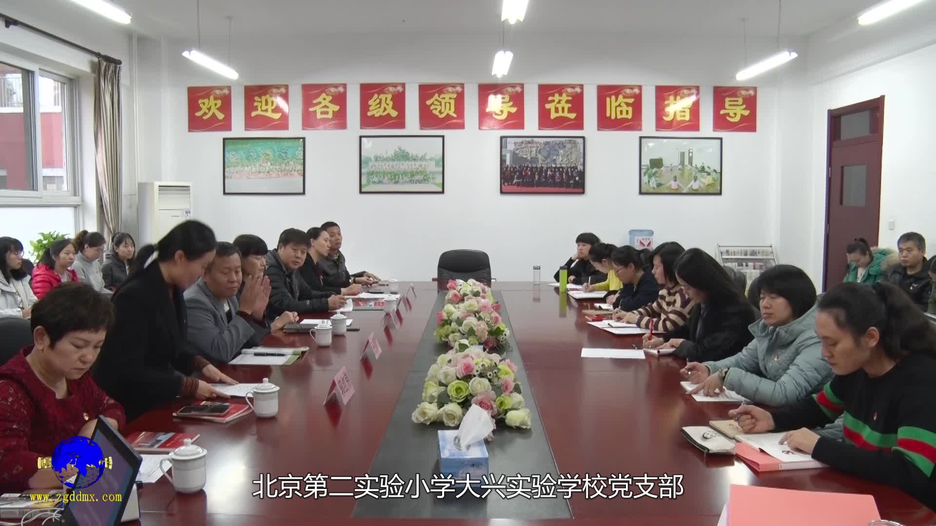 北京第二实验小学大兴实验学校党支部11月份党员活动日