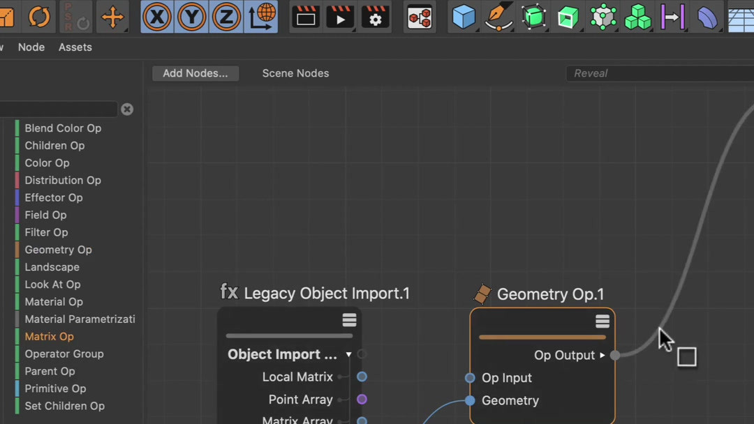 C4D R23官网技巧教程-313:如何在Cinema 4D的场景节点中使用对象...