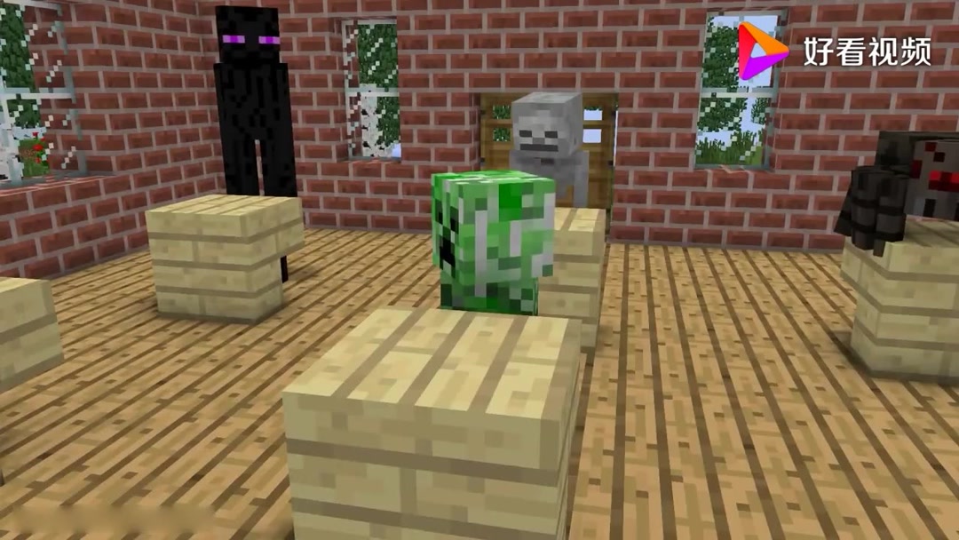 我的世界：MC动画 菜鸟发现怪物秘密基地