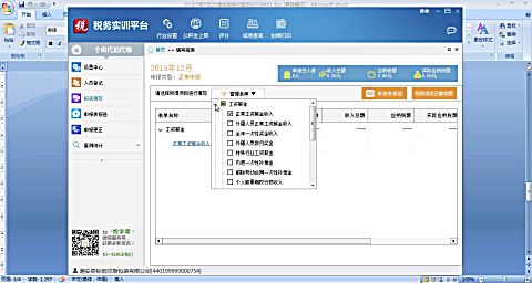 个人所得税代扣代缴申报实训系统