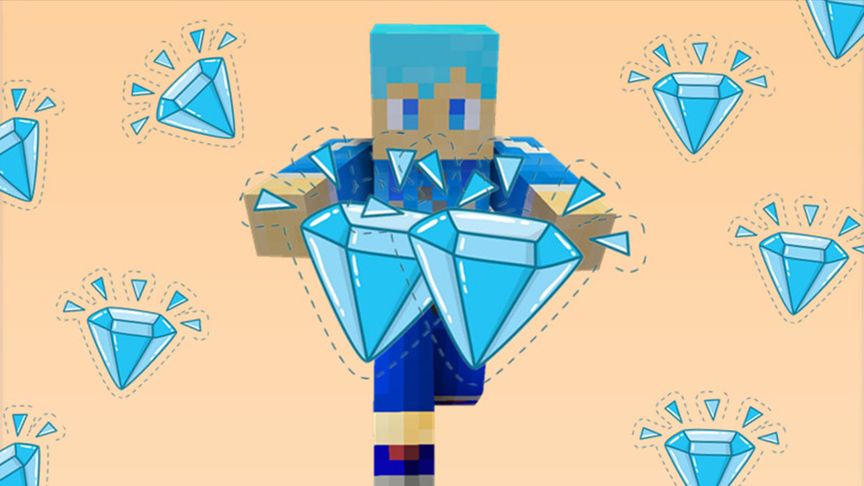 我的世界 钻石大陆 --这是多奢侈啊,拿钻石快盖房子,