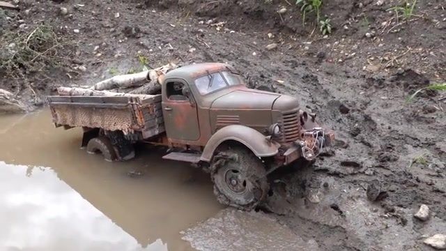 RC老解放卡车模型,真有带感