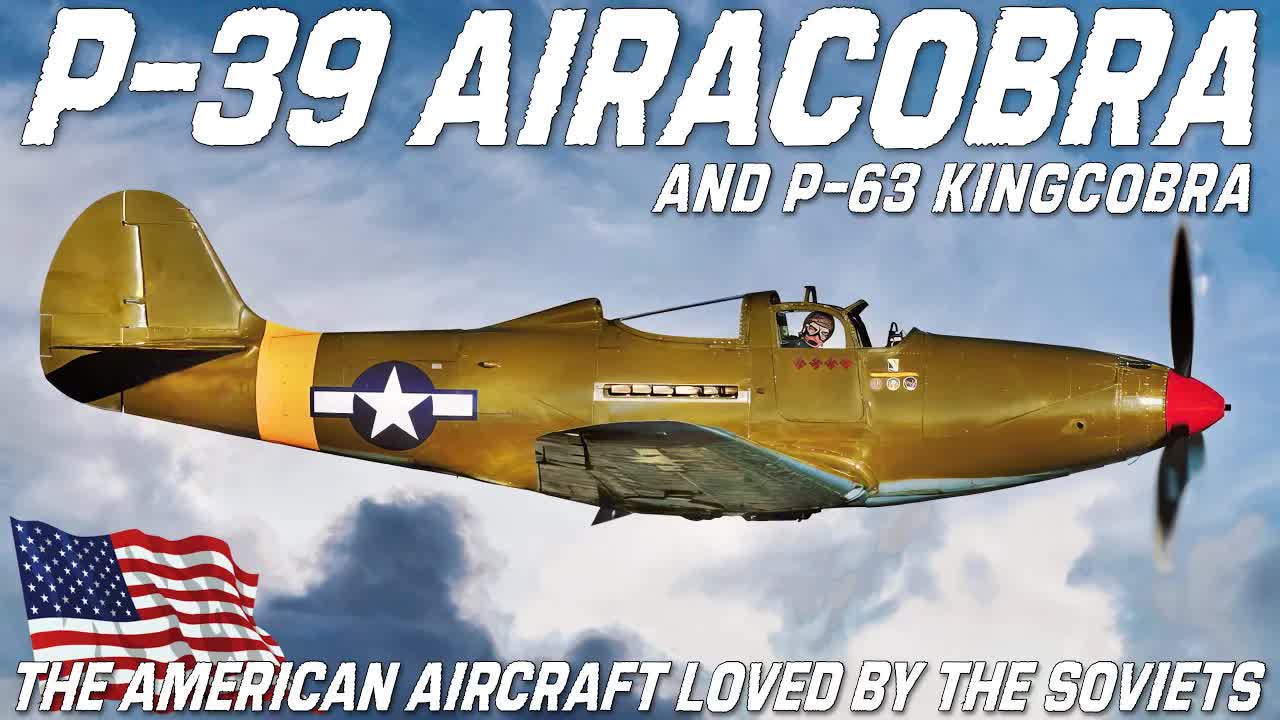 【DroneScapes】P-39 Airacobra P-63 Kingcobra | 苏联人钟爱的美国...
