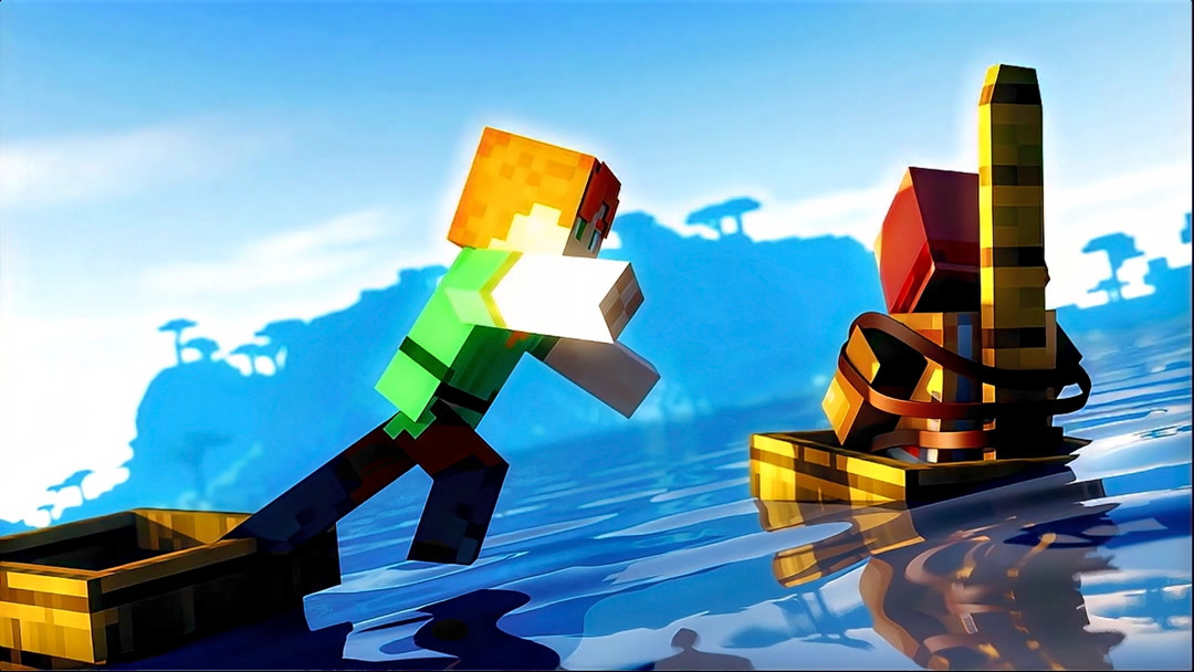 我的世界MC动画:史蒂夫与艾利克斯的冒险生活