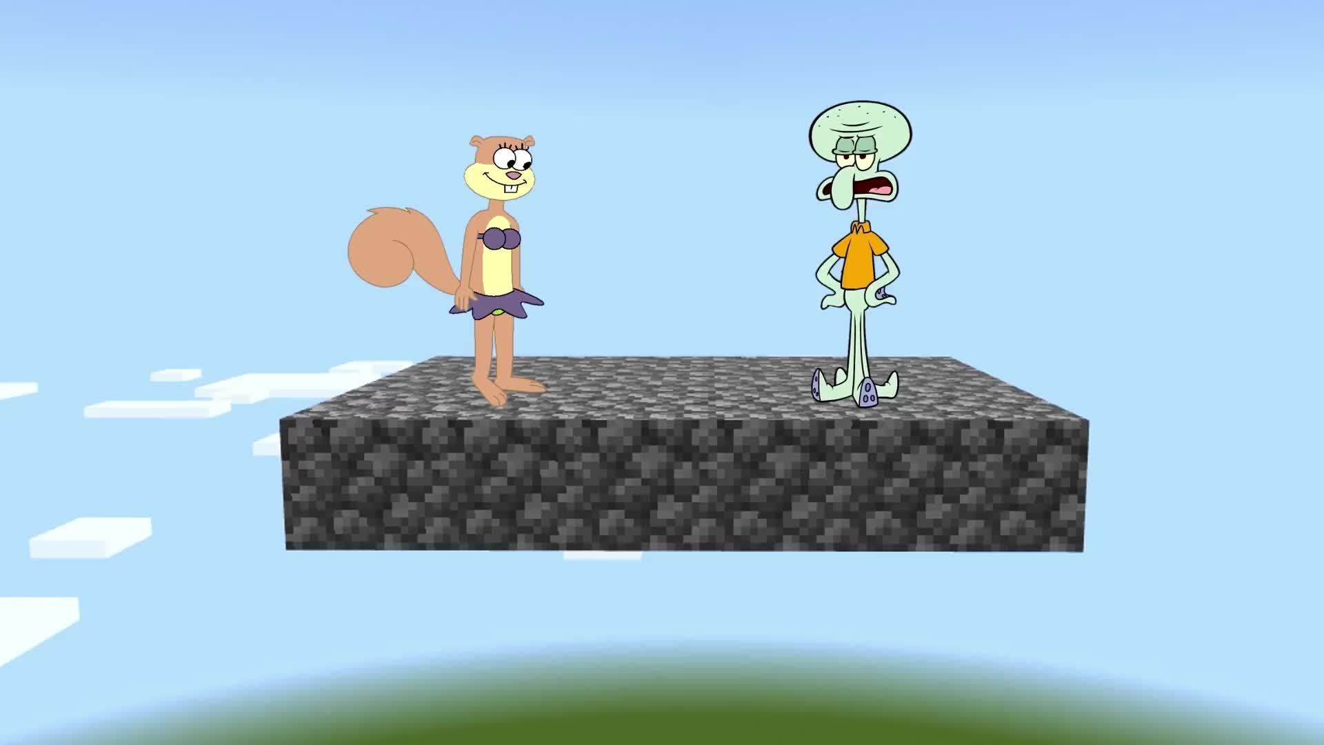 我的世界:章鱼哥在浴室遇到了弓箭手,接下来会发生什么?