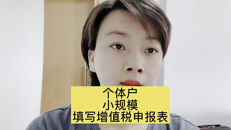 个体户小规模增值税申报流程