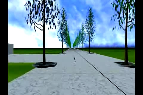 3ds max房屋巡游动画