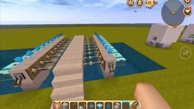 迷你世界全自动机械臂大桥,我要盖个收费站