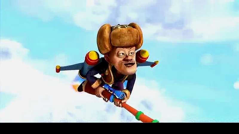 「熊出没之丛林总动员」:熊大熊二做热气球回家,光头强却有飞行器