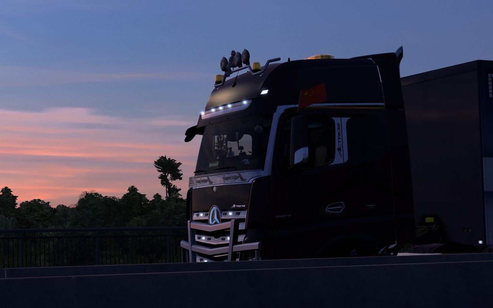 欧洲卡车模拟2 NL画质包测试