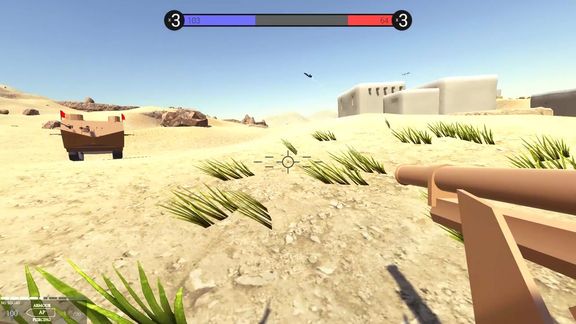 战地模拟器:一战时期的坦克大战,幸好我反应快差点被击毁