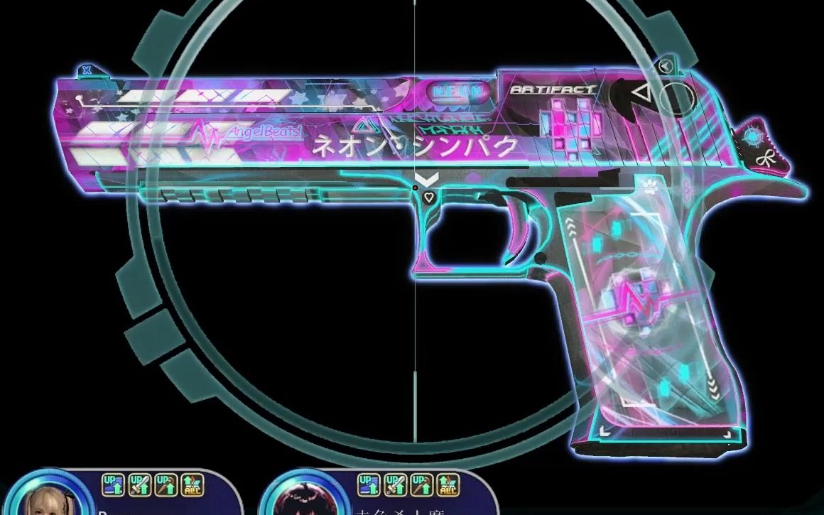 自制皮肤!【求生之路2/CSGO】沙漠之鹰 霓虹心跳