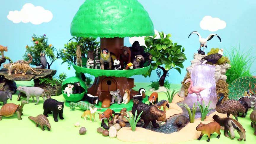 创意野生动物玩具模型 趣味益智