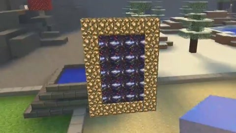 我的世界 天堂传送门MOD, 要有水的地方才可以变出来