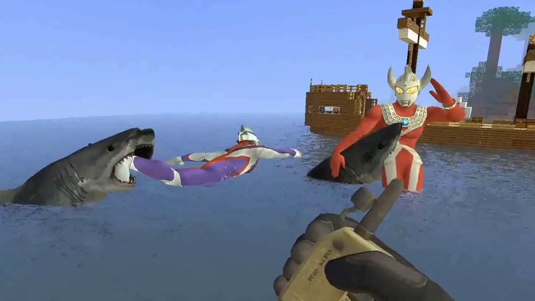 GMOD:迪迦和泰罗的腿被卡住了,要怎么出来呢?