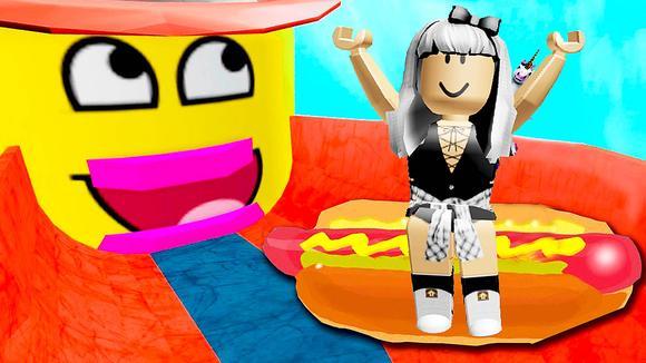 「小熙屌德斯」Roblox吃货模拟器 变成美味食物被吃掉的爆笑兄妹