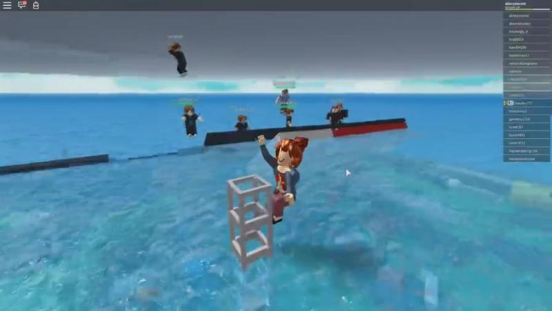 「小熙屌德斯」Roblox 自然灾害模拟器 被雷劈