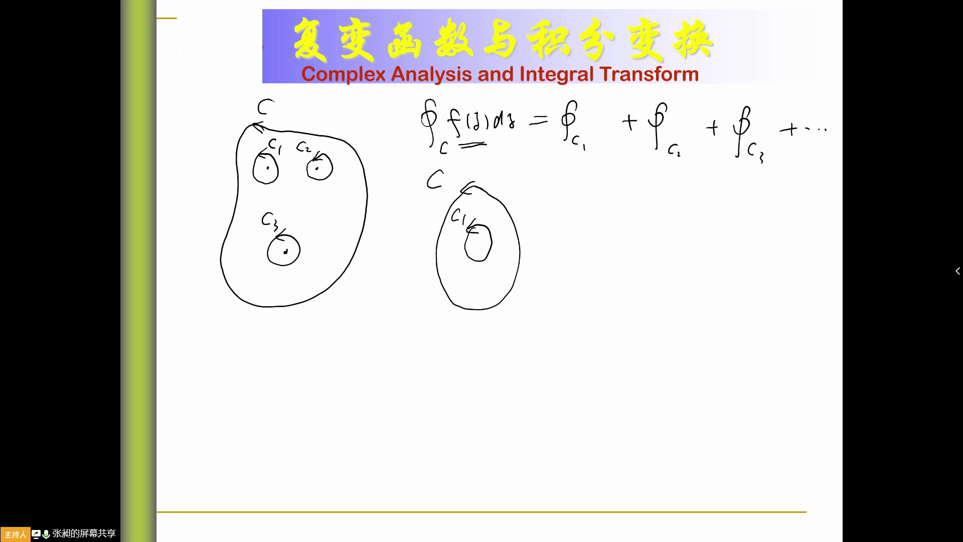 复变函数与积分变换上课录像(4月1日)