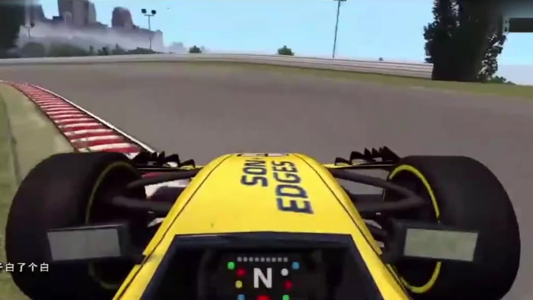 第一视角体验F1赛车撞车毁灭瞬间 拟真车祸模拟