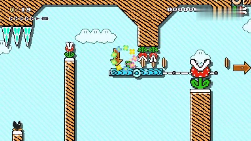 马里奥制造2 撒欢儿实录 (24)我想停 但是停不下来;只剩下伤害!