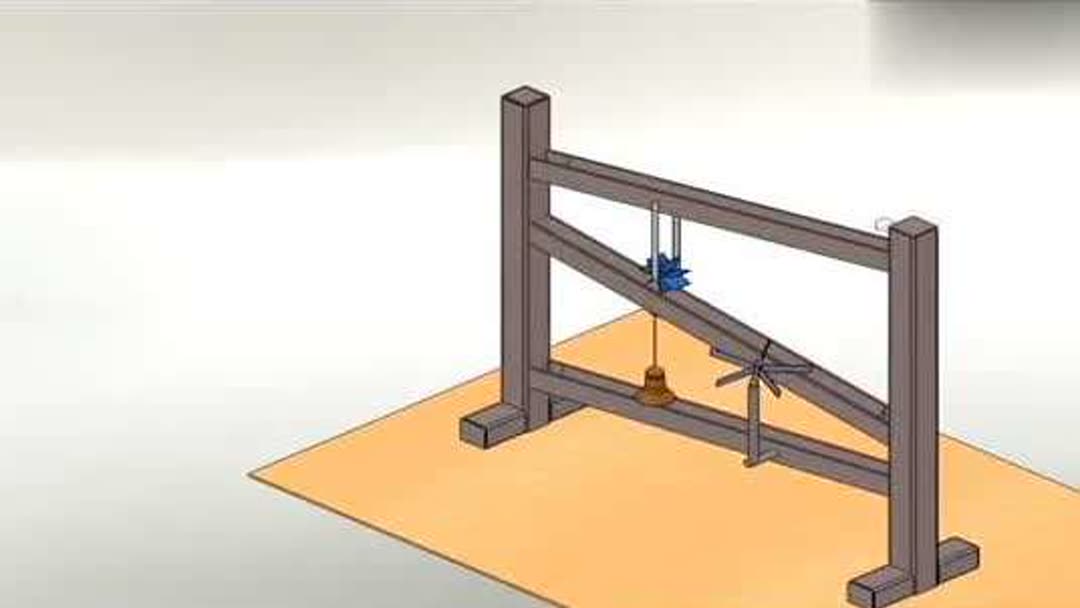 模拟重力运行的Solidworks设计模型