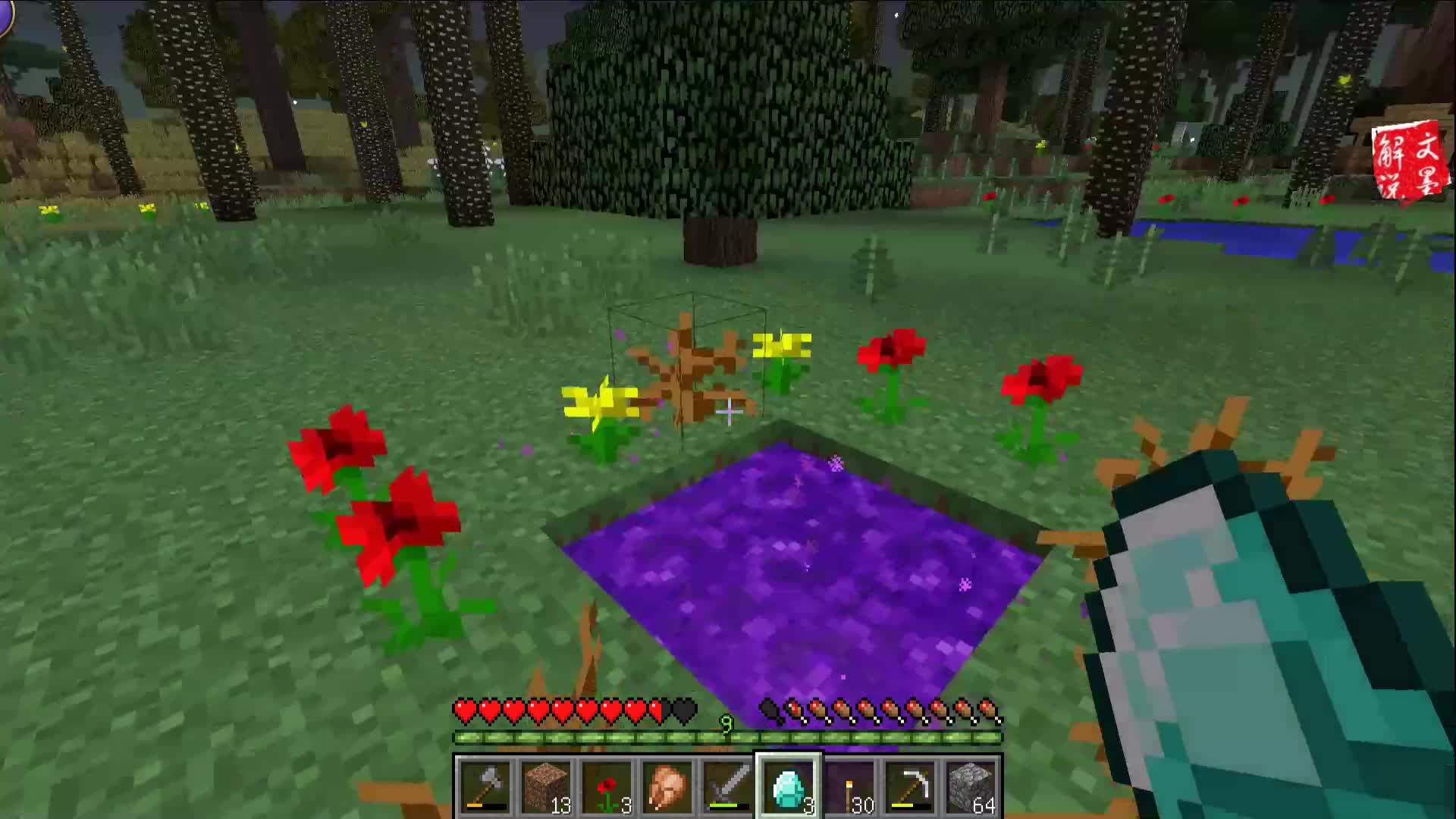 我的世界:文墨前往暮色森林,发现第一只娜迦