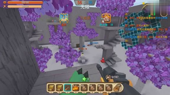 迷你世界 狙击战还好半仙是跟我一队的