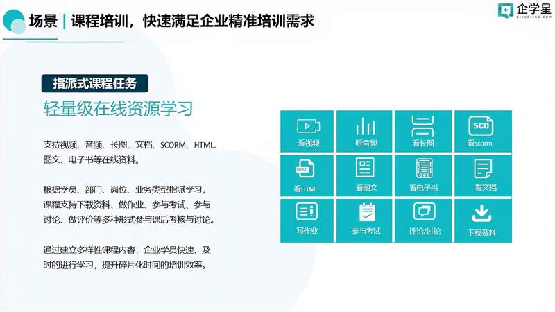 企业培训-课程学习
