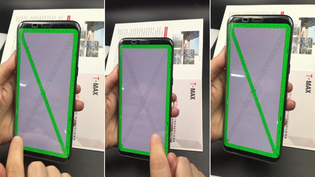 T-MAX 3d钢化膜 三星 S8 灵敏度测试视频