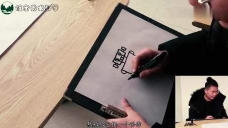 高科技机器人简笔画:适合科技手抄报和板报的画法教程,快点上手学一学!