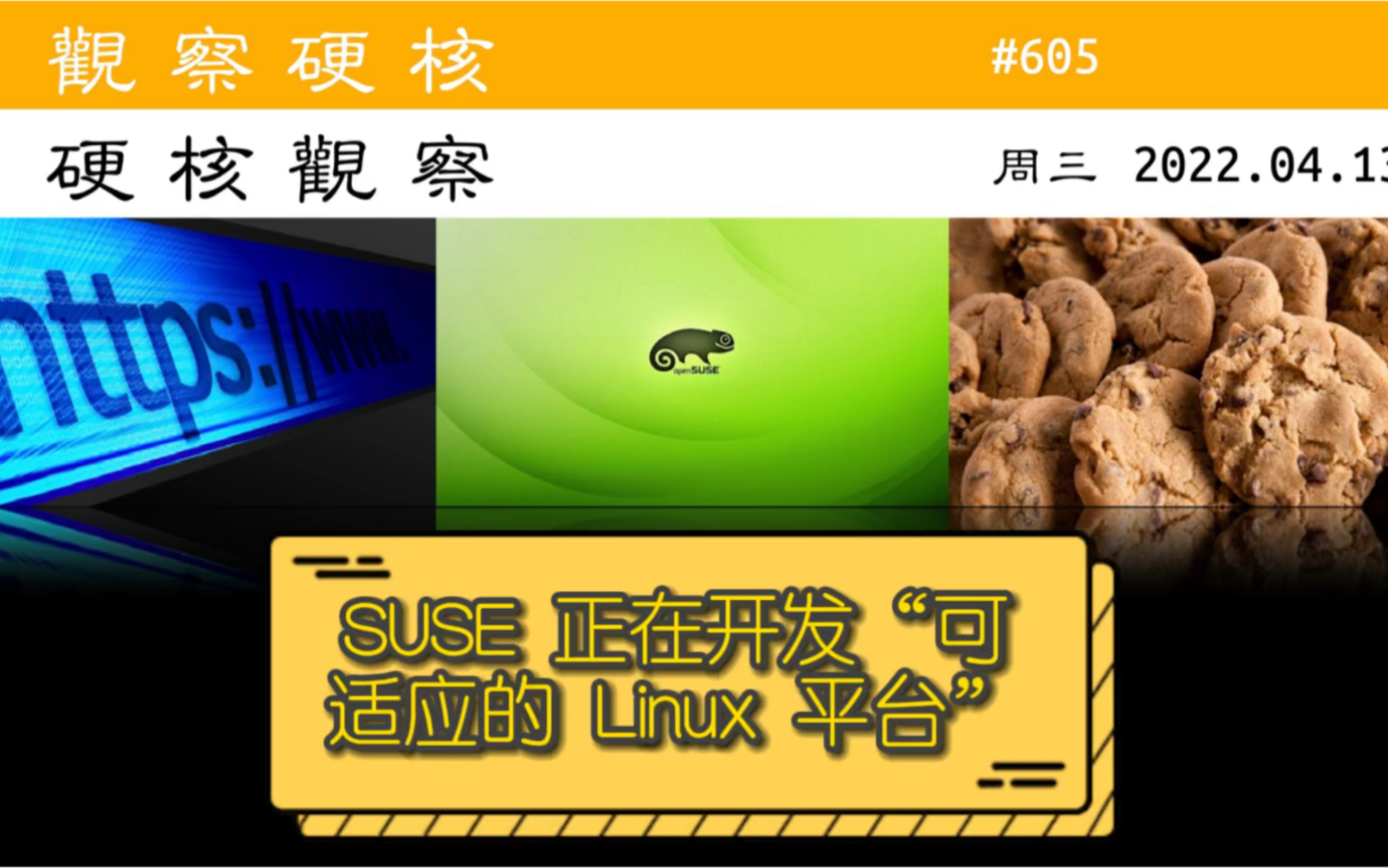 • SUSE 正在开发“可适应的 Linux 平台”#硬核观察# 605 04.13