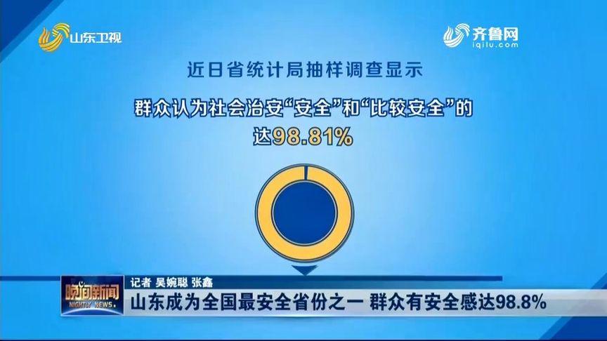 山东成为全国最安全省份之一,增强群众幸福感、获得感、安全感