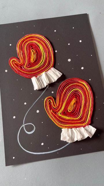 自制3d打印笔做一双毛线手套,简单好玩创意美术艺术启蒙亲子手工...