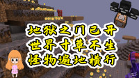 我的世界mod:不小心围观了地狱之门打开 成群结队的怪物追着我