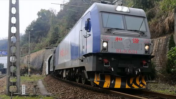 [福建铁路]2020年03月19日,武南3C0254牵引K803次延平东二道停车