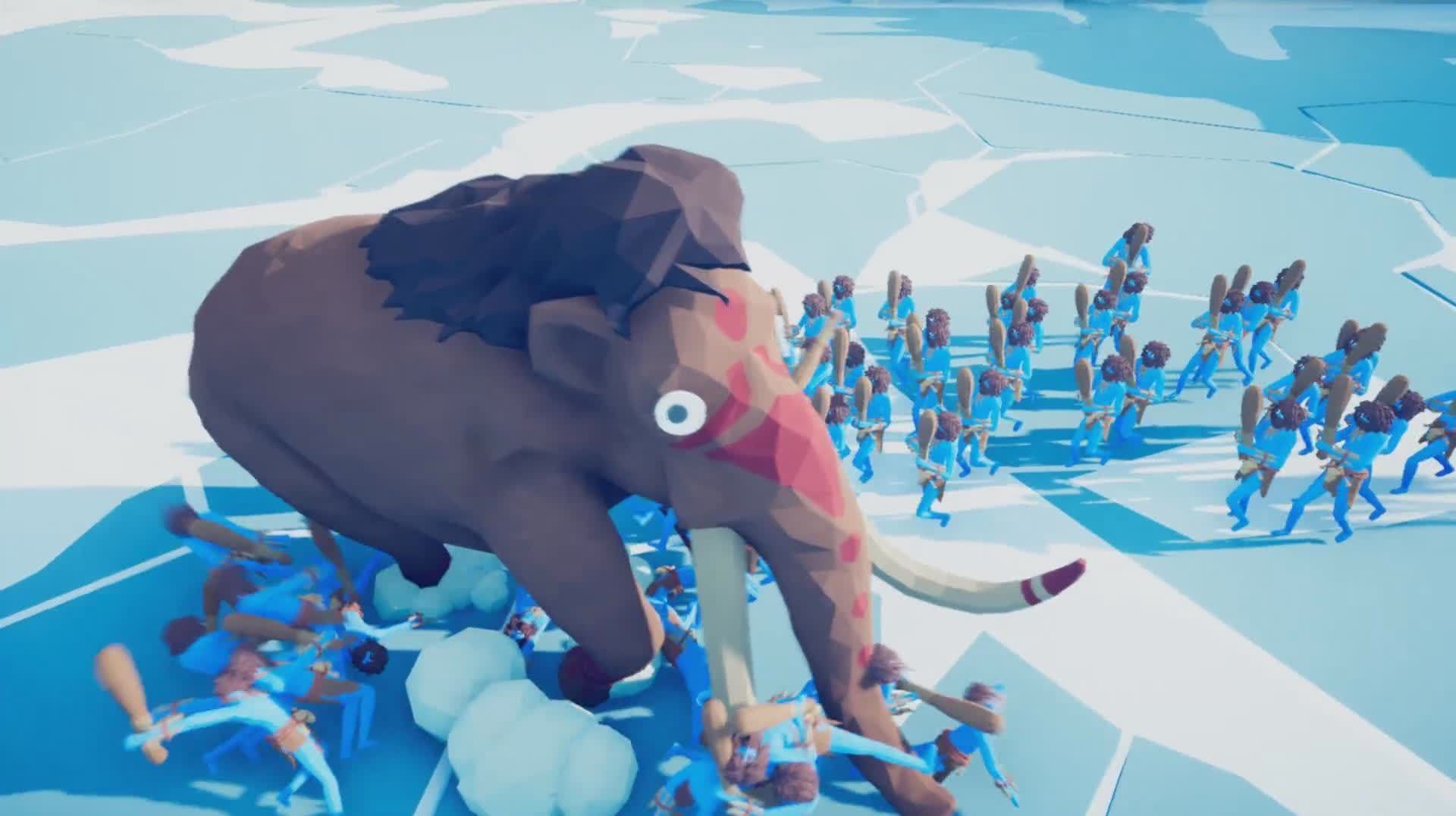 全面战争模拟器:1只猛犸象能干掉多少个野人?实战测试!