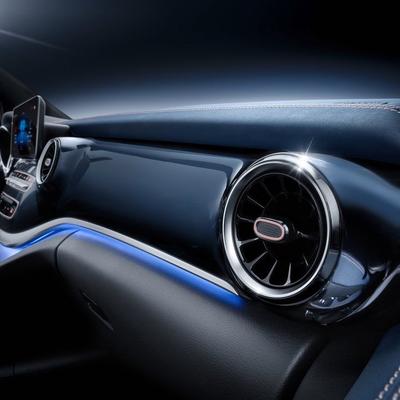 奔驰大V要出电动版,日内瓦车展,奔驰向公众展示了概念版的EQV,该车...