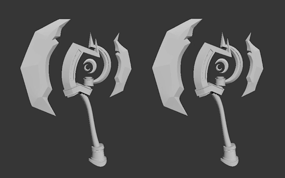 3dmax武器建模,从box开始制作一把战斧神器!零基础3D建模教学