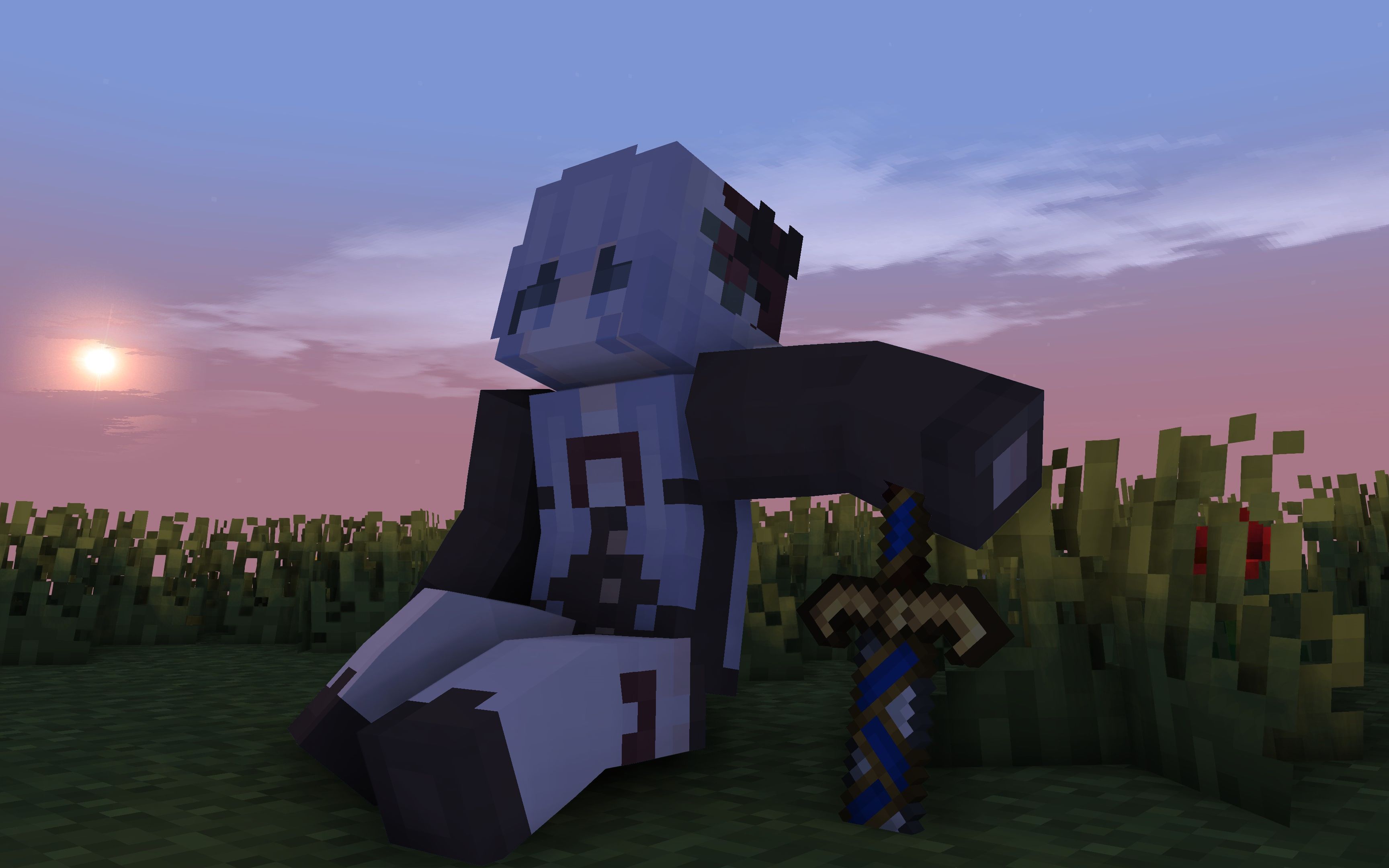 当我的世界PVP萌新打起床战争的时候