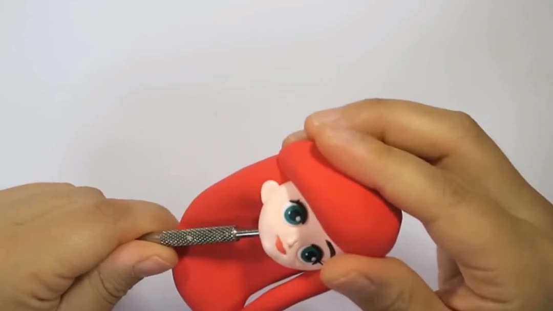 用橡皮泥捏的美人鱼,你觉得可爱么?