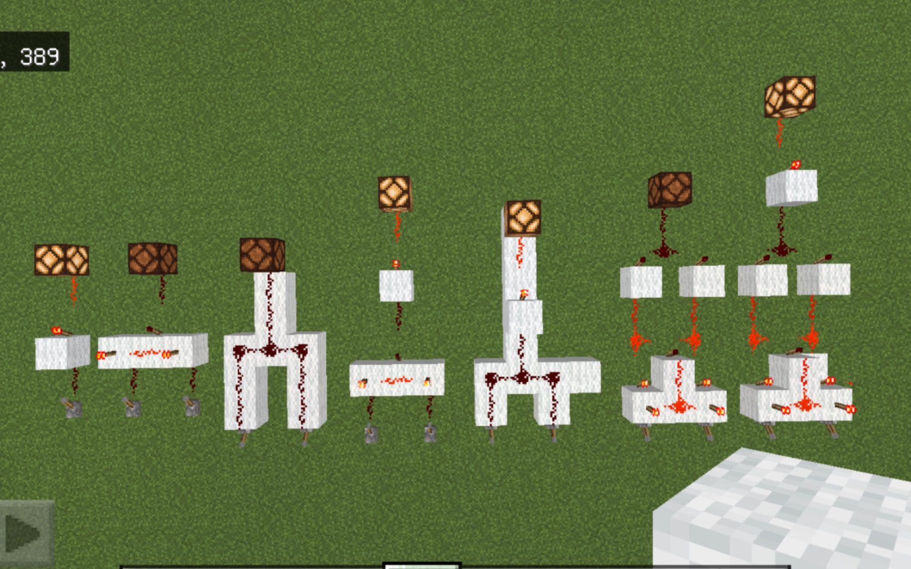 红石计算器教程(1):逻辑门