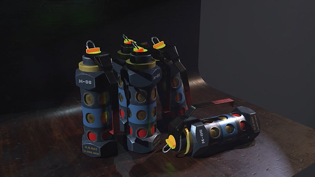 【CSGO】震撼弹高模制作教程全流程。3d建模基础教程。