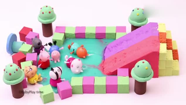 亲子早教益智玩具 儿童手工创意制作太空沙冒险游戏公园滑梯模型