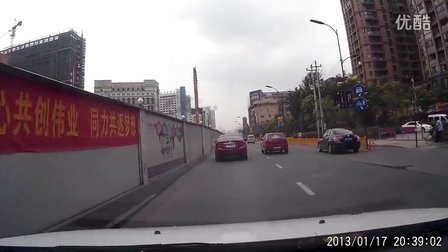 行车记录仪效果, 天气: 白天阴天 直线行车