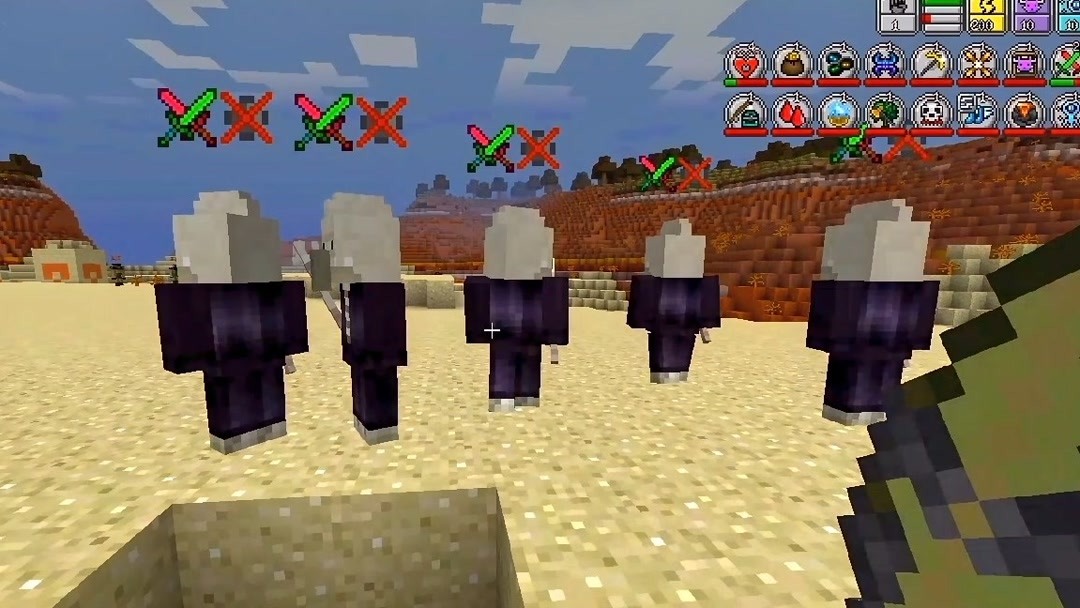 【在MC虚无的世界打怪升级】之爆裂兽、岩石比特、安佛比亚