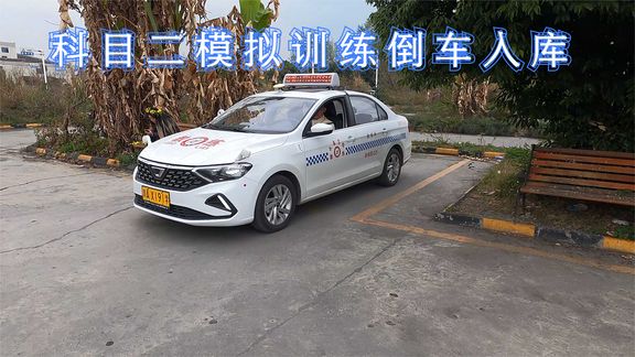 90后学员科目二考试前模拟训练大家觉得他开他怎么样考试能过吗