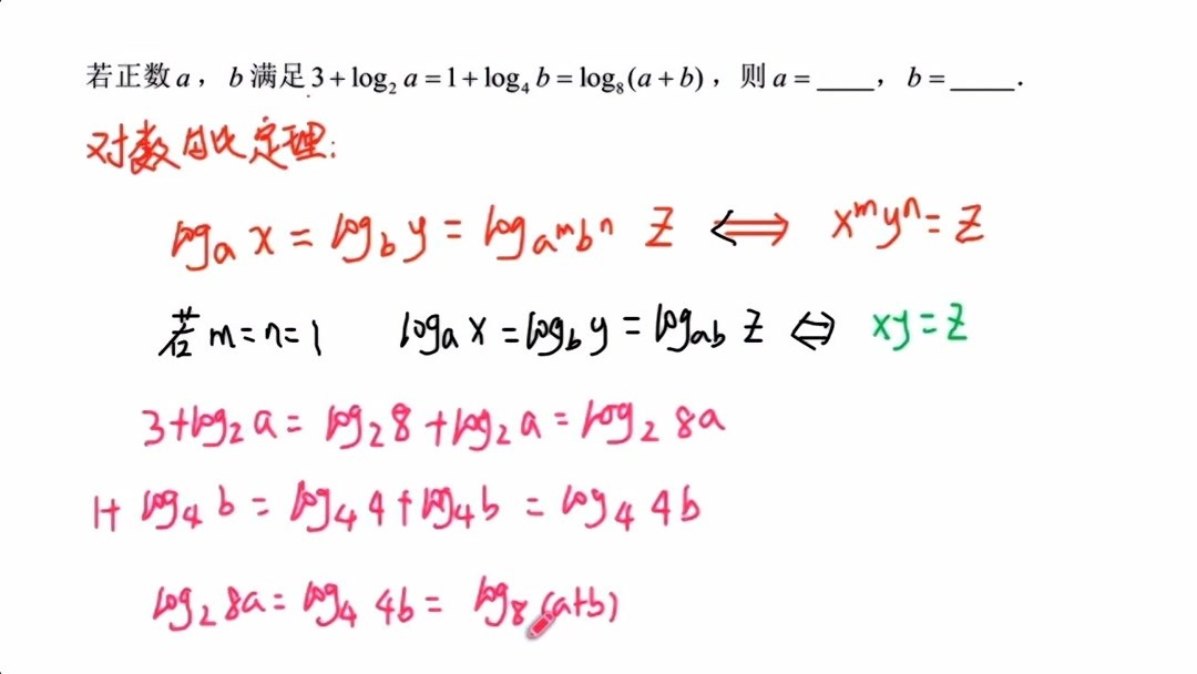对数运算拔高题,对数等比定理解决一类对数运算中难题