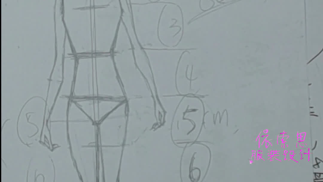 服装设计学习视频-手绘