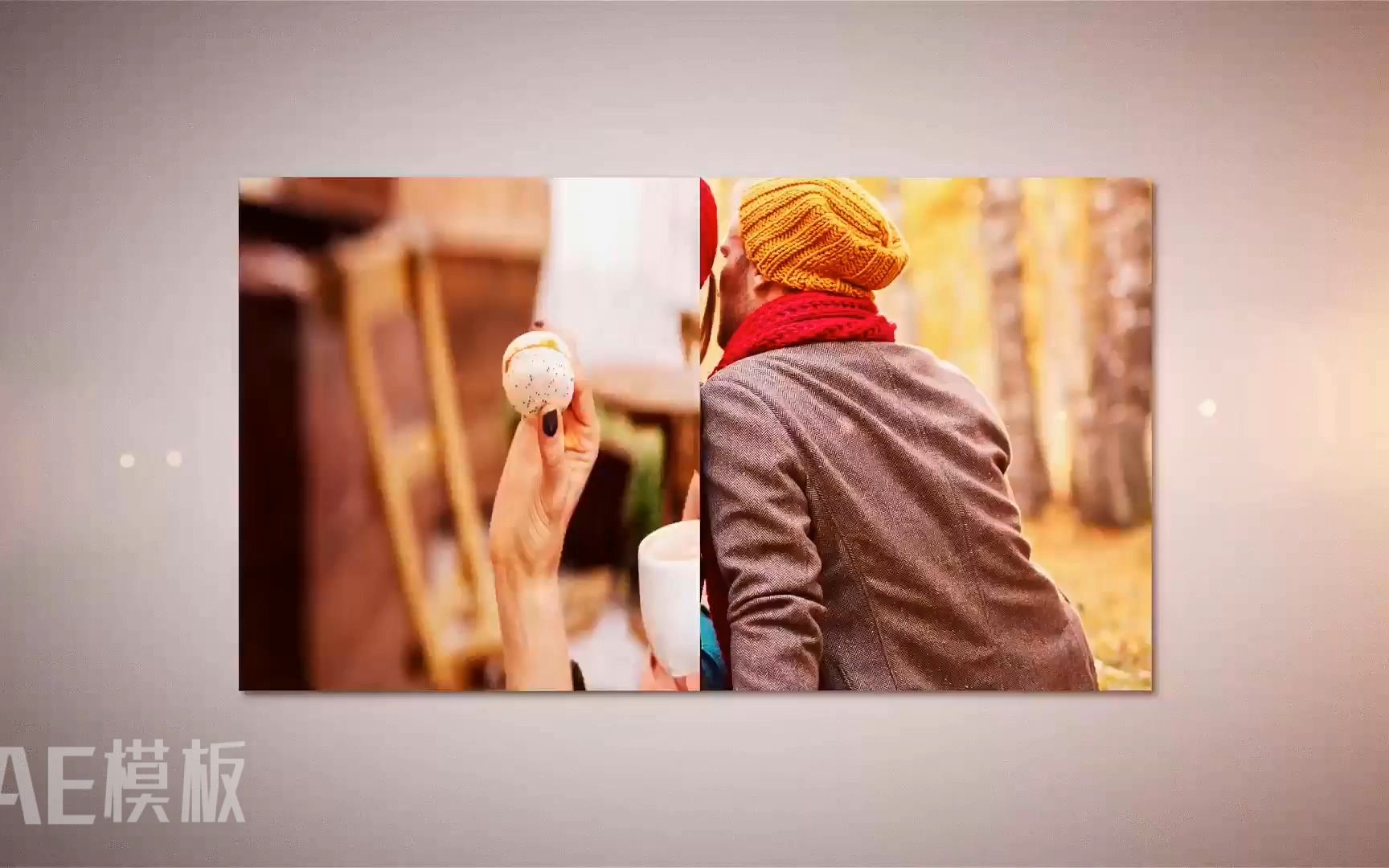 ...动感时尚照片图片翻转折叠汇聚公司企业LOGO标志演绎片头ae模板 ...